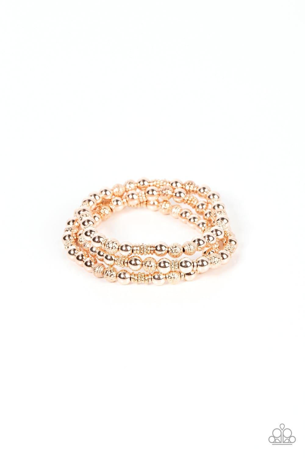 Paparazzi Jewelry Boundless Boundaries - Rose Gold Bracelet – Bling by ...